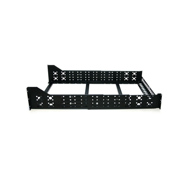 3U Fixed 19" Adjustable Depth Universal Server Rack Rails
