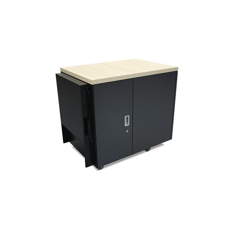 APC NetShelter CX 18U Secure Soundproof Server Room in a Box Enclosure