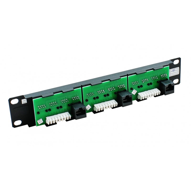 3 x 4 way 10" Telephone Host Patch Panel