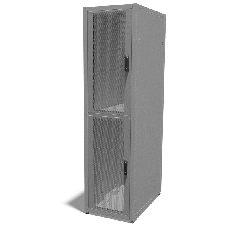2 Compartment 47u Co-Location Server Cabinet for Data Centres - Each ...